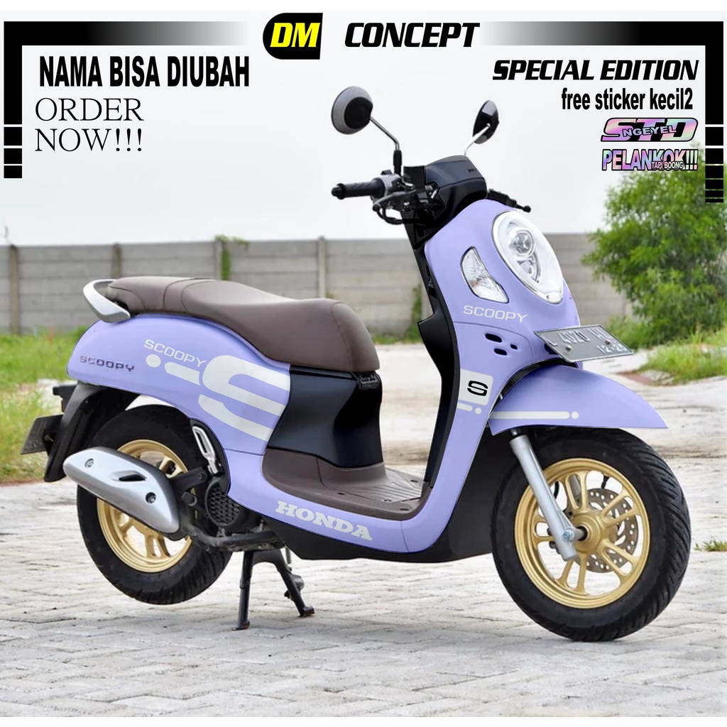 Scoopy DECAL SCOOPY NEW 2023 FULL BODY CAN BE APPLICATIONED ON scopy ...