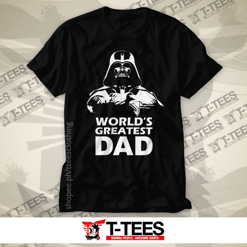 T-TEES - Star Wars - Darth Vader T-shirt - World's Greatest Dad ...