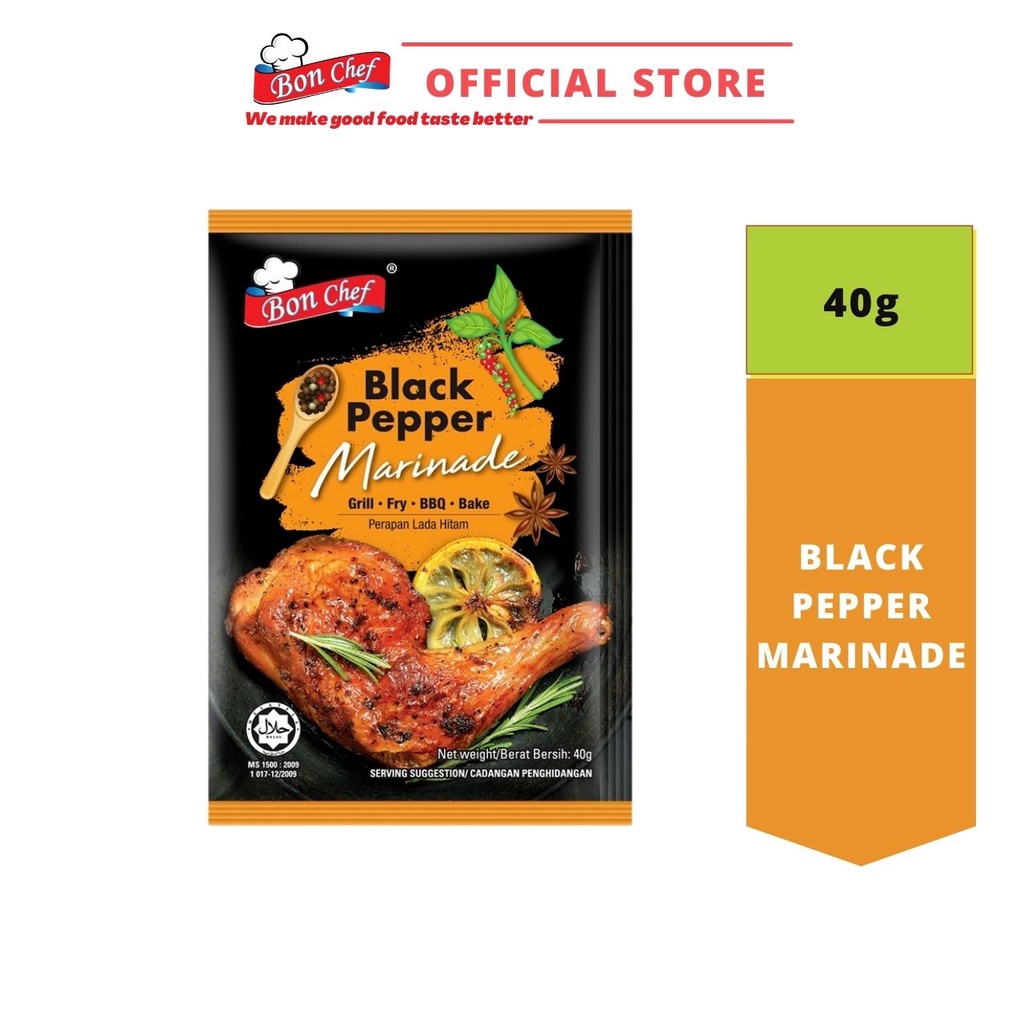 40g Bon Chef Black Pepper Marinade | Shopee Philippines