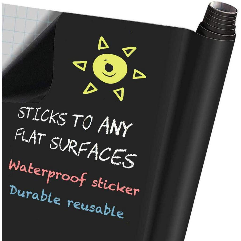 Chalkboard Self Adhesive Contact Paper -Removable Chalk Wall Vinyl ...