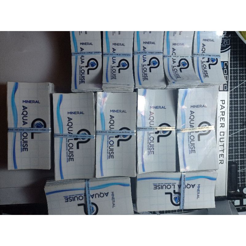 100pcs Water/Pet Bottle Sticker Personalized/Customized Waterproof ...