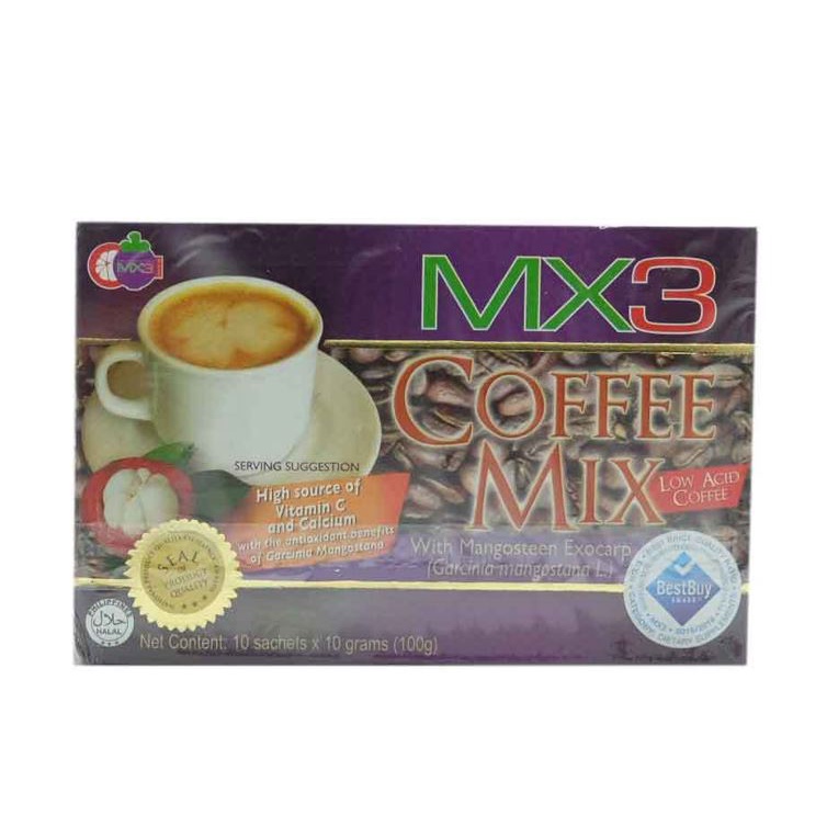 MX3 Coffee Mix Low Acid Coffee with Mangosteen Exocarp 10g 1 Sachet | Shopee Philippines