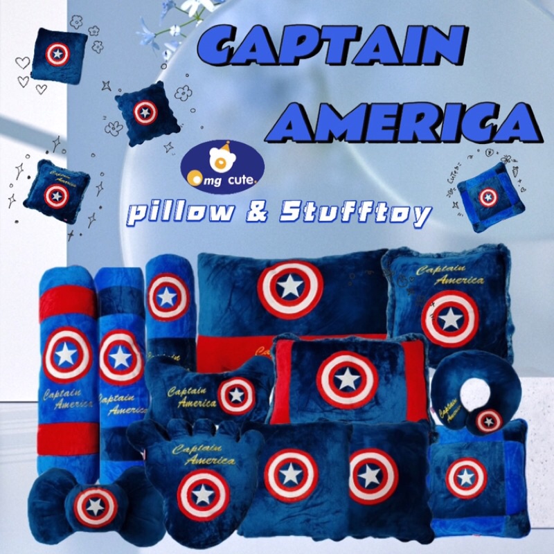 Hot !!! Character Captain American Pillow | Shopee Philippines