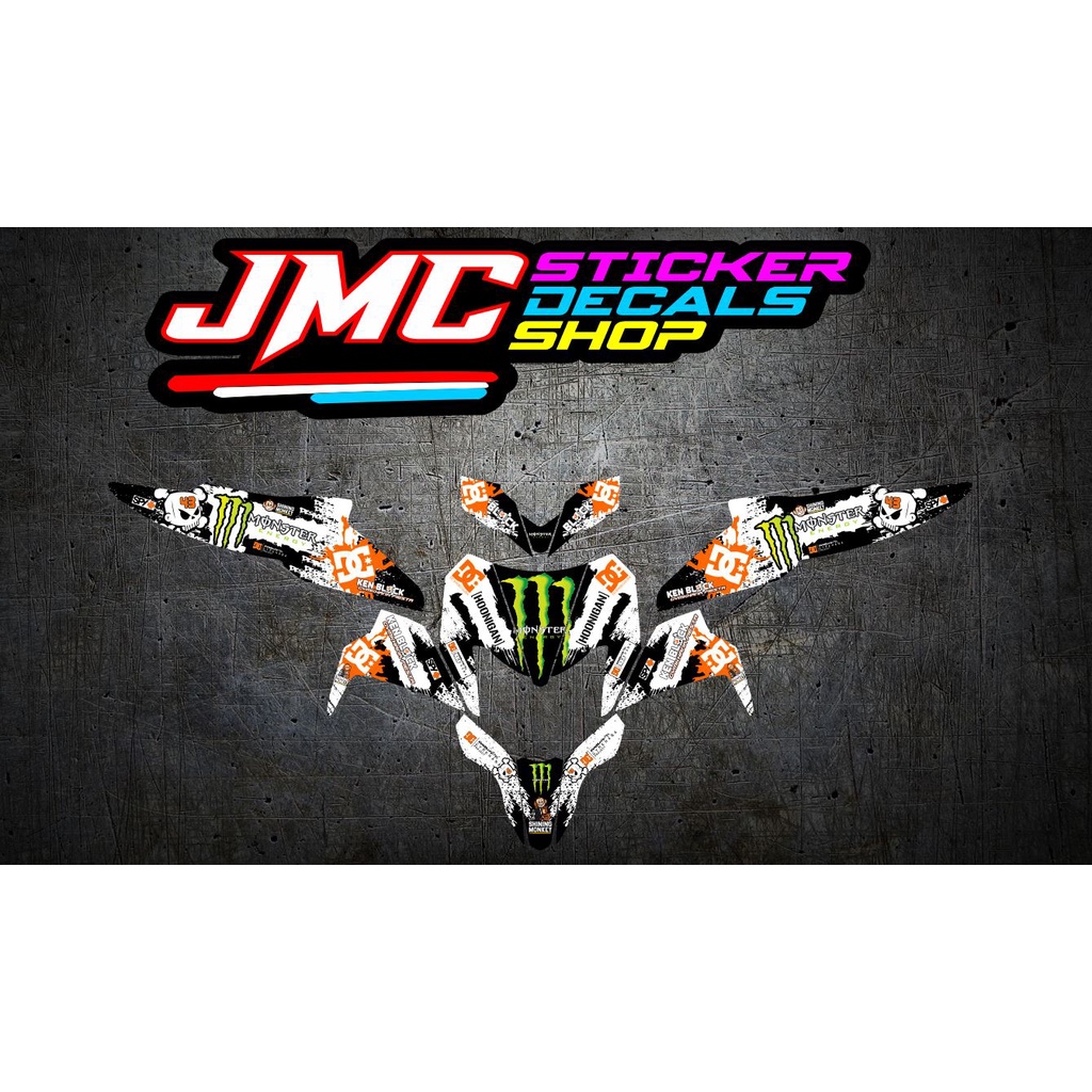 SKYDRIVE SPORT FULL DECALS QUALITY LAMINATED STICKER | Shopee Philippines