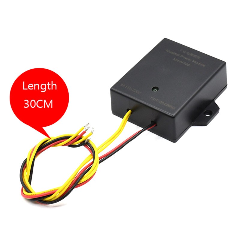 XH-M308 Industrial Power Adapter Module AC-DC Input 110-220V Output 12V 7.2W Power Module for ...
