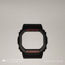 Original Black Matte BEZEL with RED Font for DW-5600 / DW 5035 / GB ...