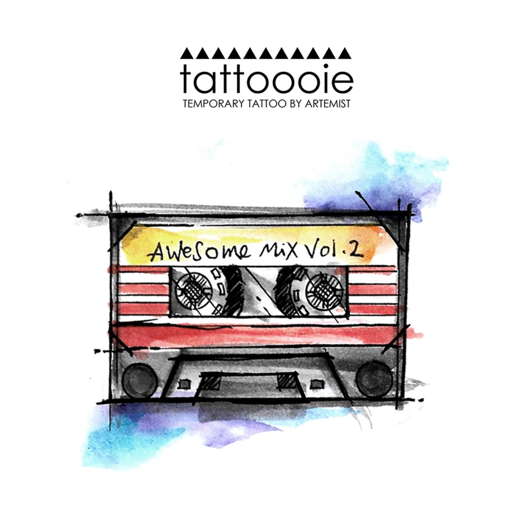 TATTOOOIE - TEMPORARY TATTOO - GOTG MIXTAPE | Shopee Philippines