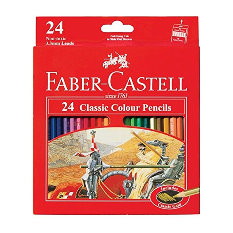 Faber Castell Faber-Castell Colored Pencils Knight Long Handle 24 ...