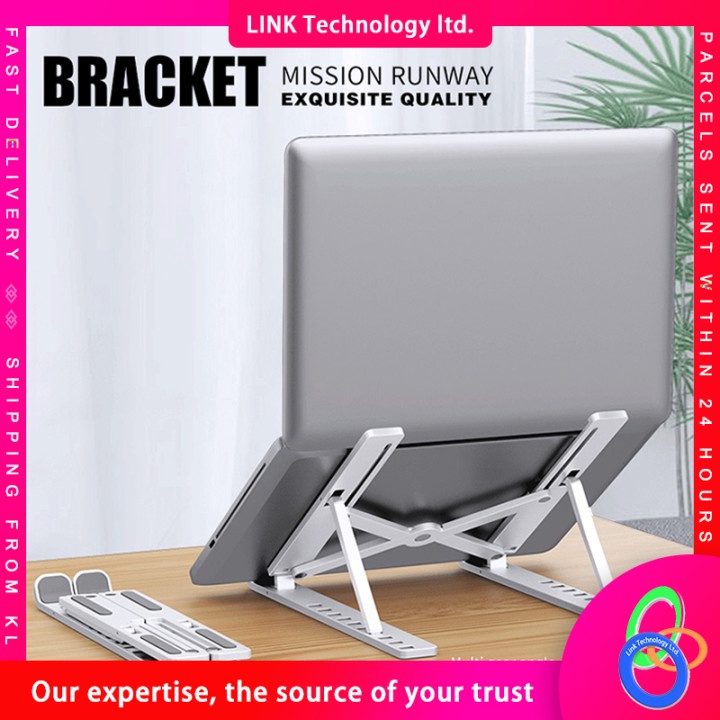 Portable Laptop Stand ABS Material Multipurpose Laptop Holder Foldable ...