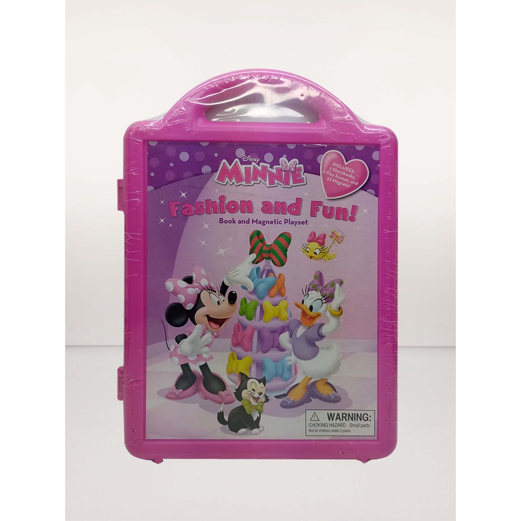 DISNEY MINNIE:Fashion and Fun (Book and Magnetic Play Set)(HARDCOVER ...