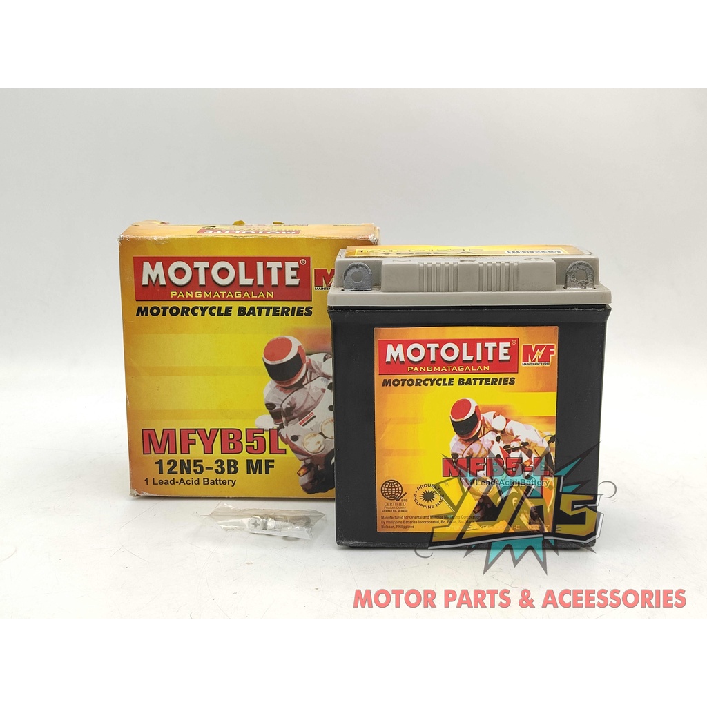 Motolite Maintenance Free Motorcycle Battery MFB3-L/MF4L-B /MFYB5L ...