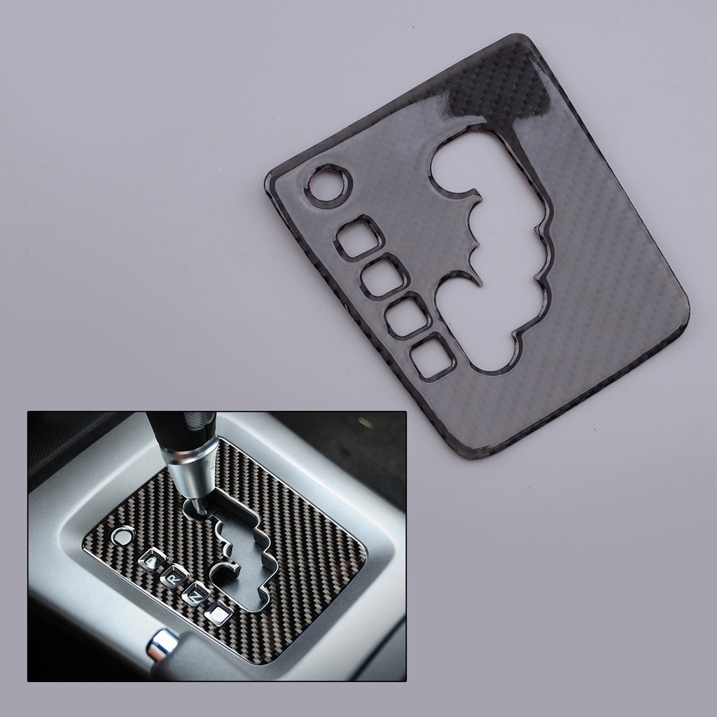 Carbon Fiber Interior Console Gear Shift Panel Cover Trim Fit for ...