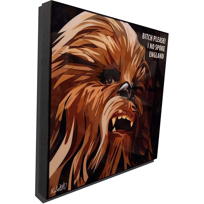 Chewbacca Chewie Star Wars Poster POP Art Print Painting on Canvas ...