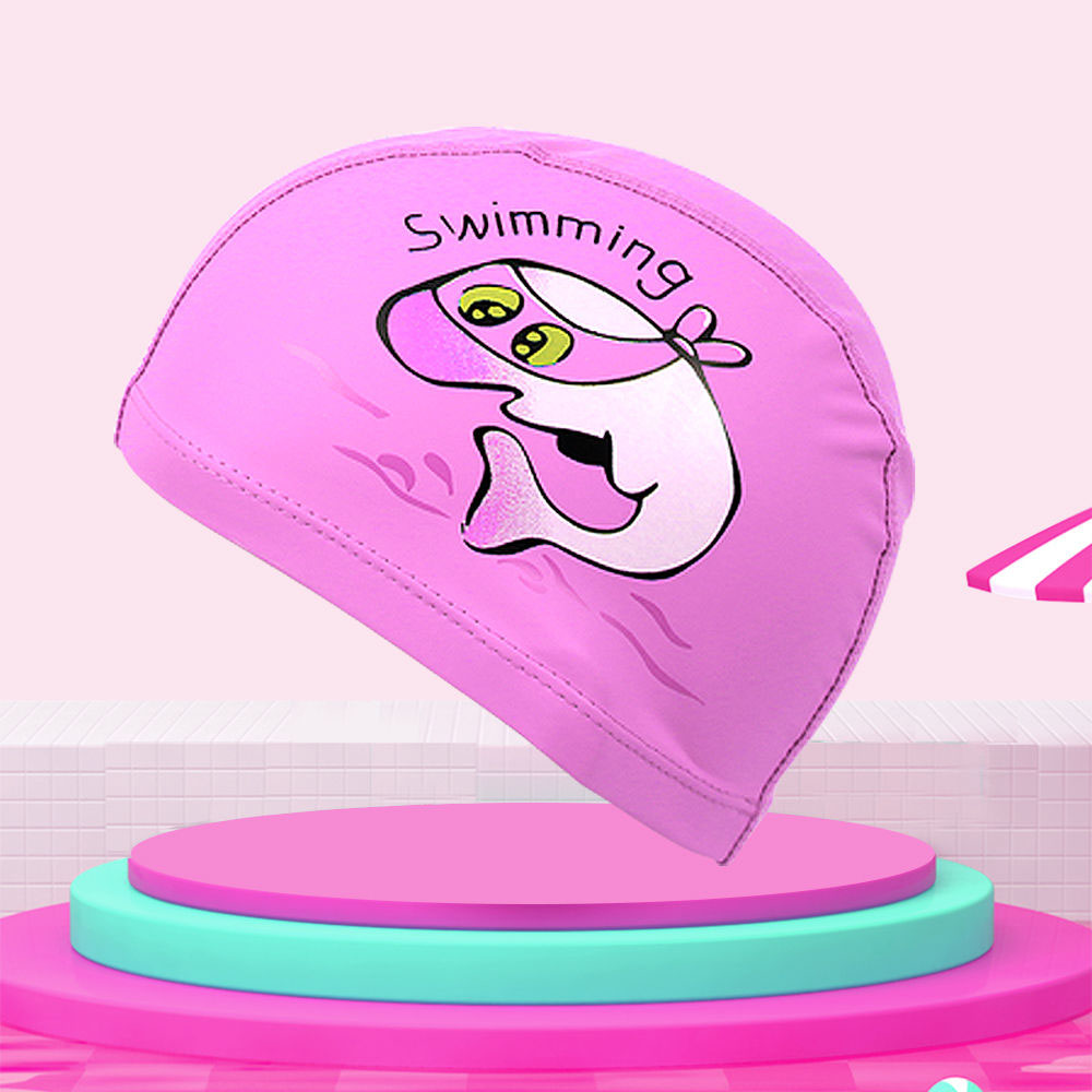 Swimming Cap Waterproof Cute Cartoon Swim Cap for Youth Kids Non-Slip ...