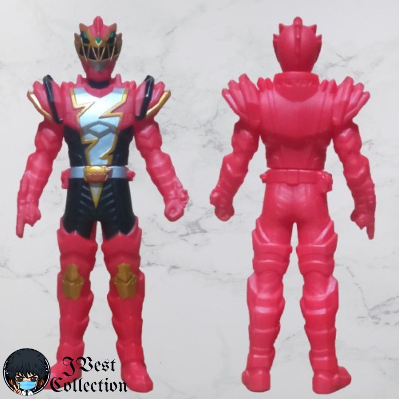 Bandai Kishiryu Sentai Ryusoulger Max Ryusoul Red Soft Vinyl Figure ...