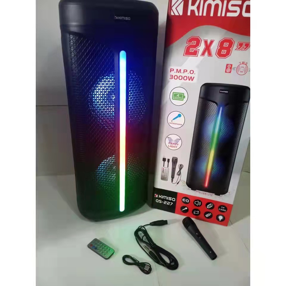 Rechargeable Wireless Bluetooth Karaoke Speaker With FREE MICROPHONE ...