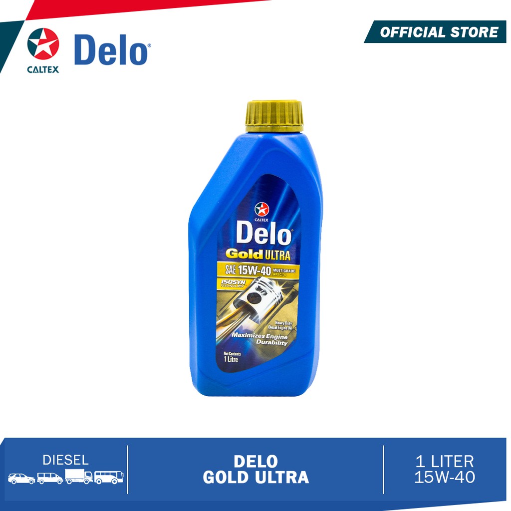 Caltex Delo Gold Ultra SAE 15W40 1 Liter | Shopee Philippines
