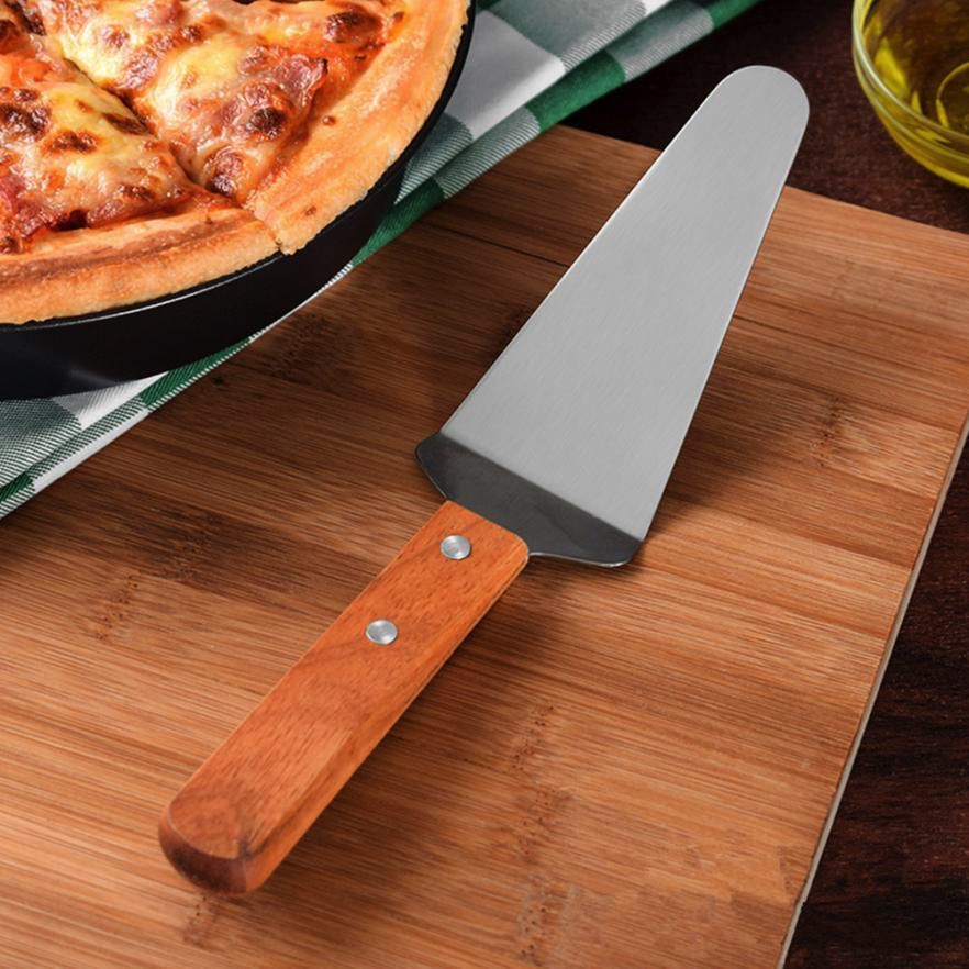 Pizza Slice Server with wood handle | Shopee Philippines