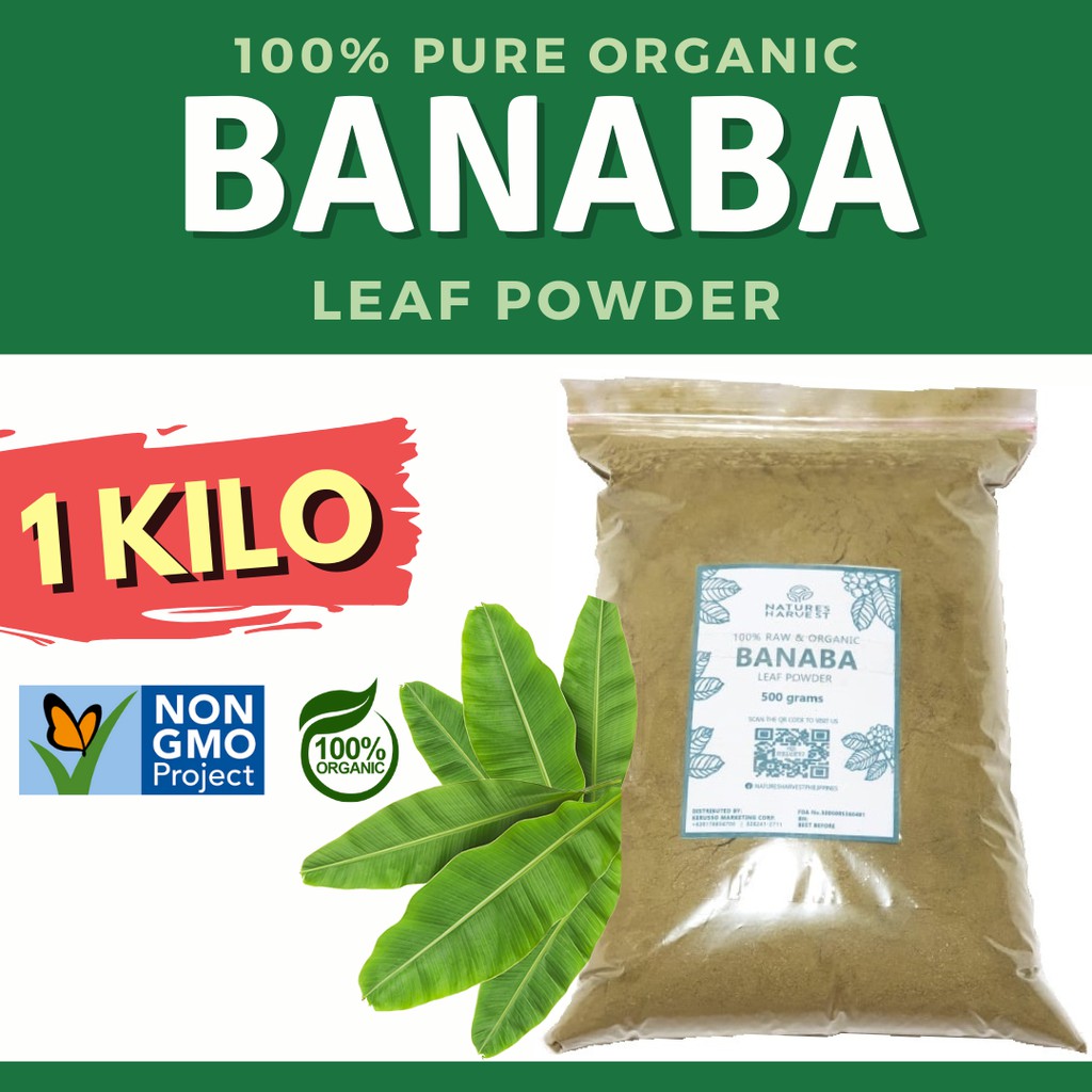 Banaba Powder Organic 1 kilo, 500 grams, 100 grams | Shopee Philippines