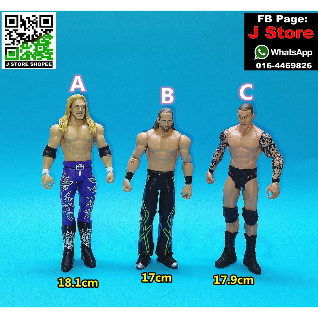 WWE Edge shawn michaels randy orton action figure ( J Store ) | Shopee ...