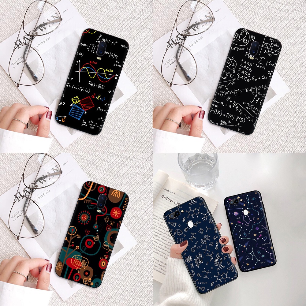 CH1 Aesthetic Mathematics Art Soft Silicone Cover Case for OPPO A3S A5S A37 Neo 9 A39 A57 A59 ...