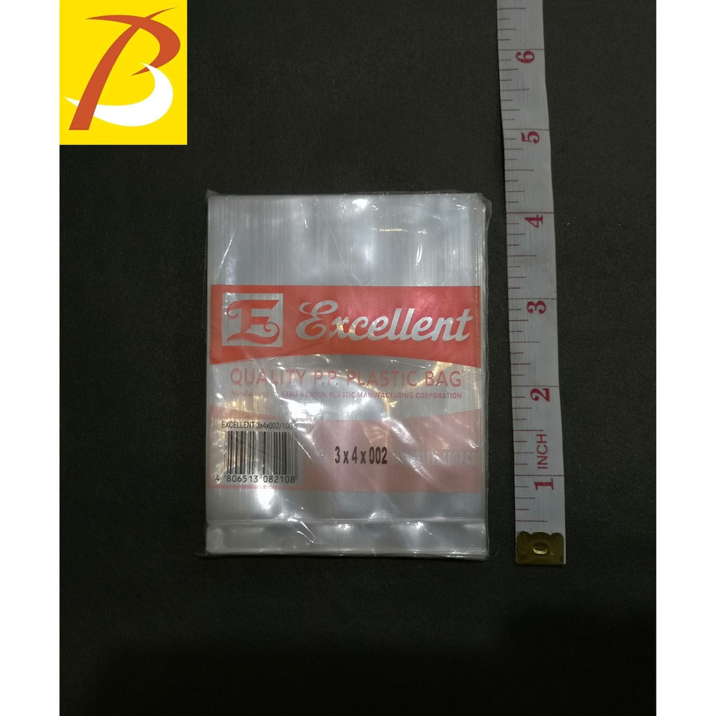 Clear PP Plastic Bag (2"- 5" inches) 100pcs Food Grade Heat Sealable ...