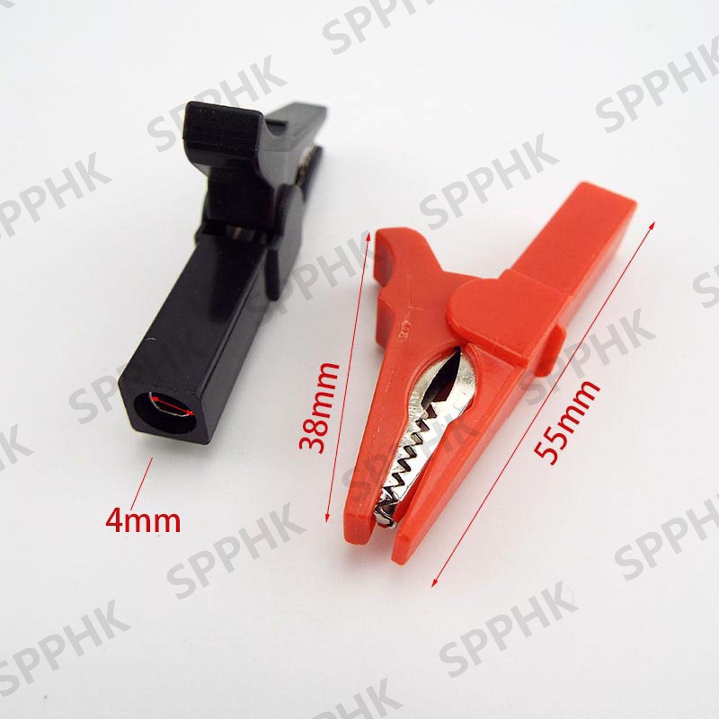 55mm Crocodile Clamp Probe Alligator Clip Electric DIY Clips Test Probe ...
