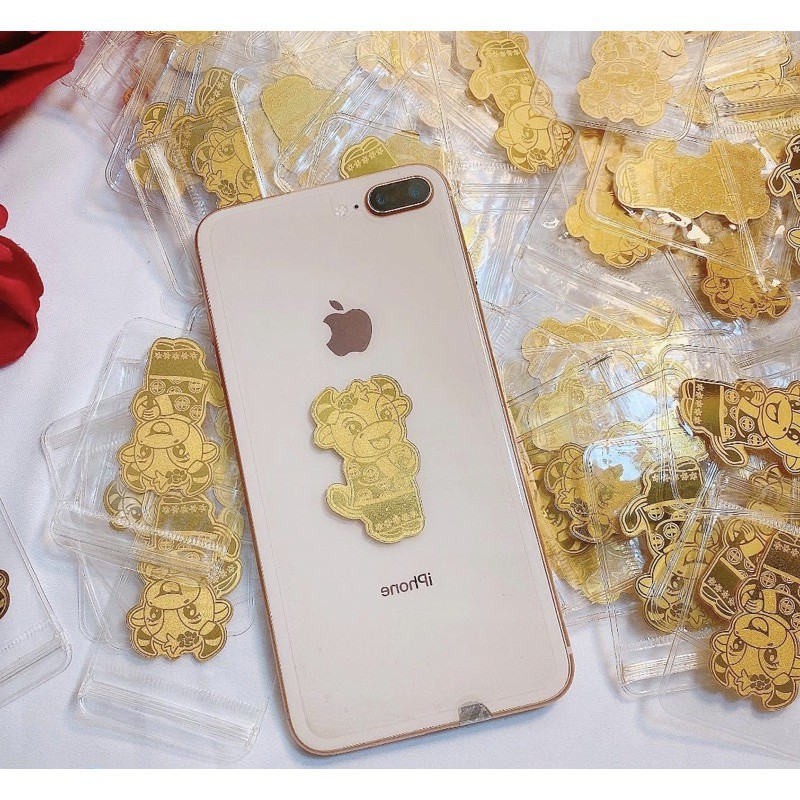 LUCKY GOLDEN BUFFALO LEAF PHONE CASE - Phone Sticker | Shopee Philippines