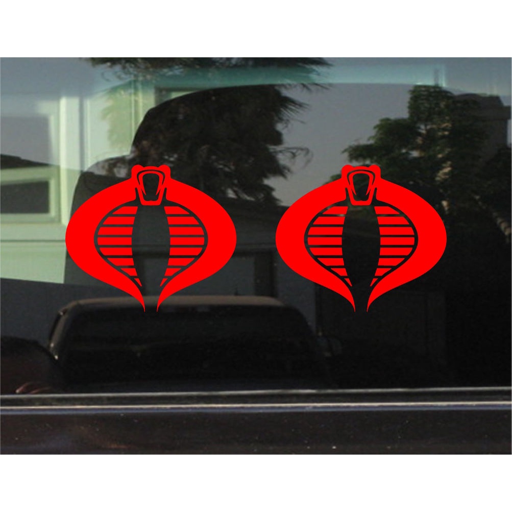 COBRA (GI JOE) VINYL DECAL STICKER PAIR | Shopee Philippines