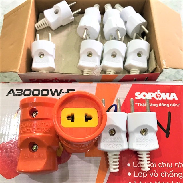 Industrial 3000W load-bearing female plug and connector | Shopee ...