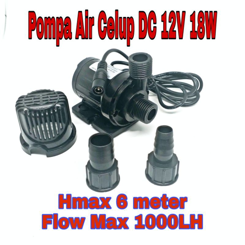 Mini Submersible Water Pump DC 12V DCP002 Hmax 6M 1000LH | Shopee ...