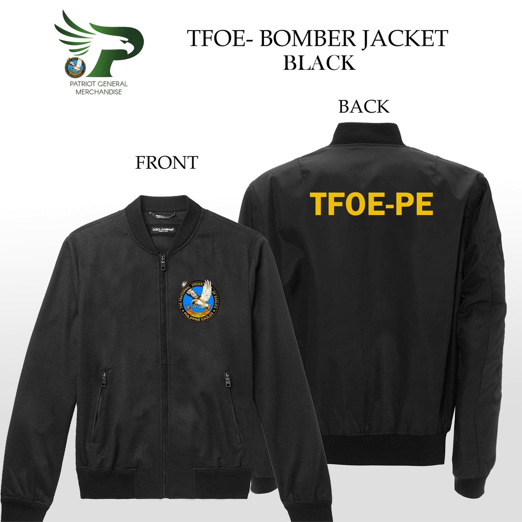 TFOE-PE Bomber jacket adjusted to 1 size | Shopee Philippines