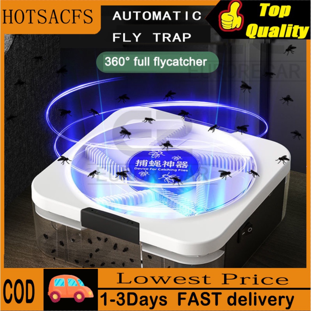Flycatcher Effective Fly Trap Pest Device Insect Catcher Automatic ...