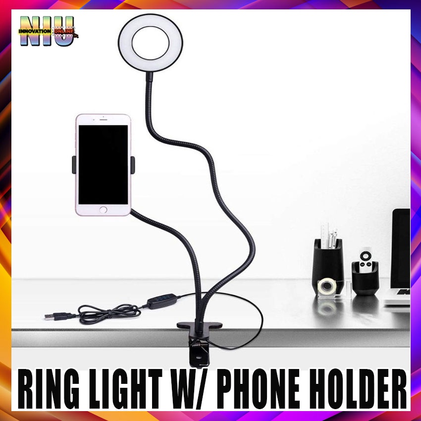Professional Live Stream Selfie Ring Light / 3in1 2.5inch Mini Selfie ...