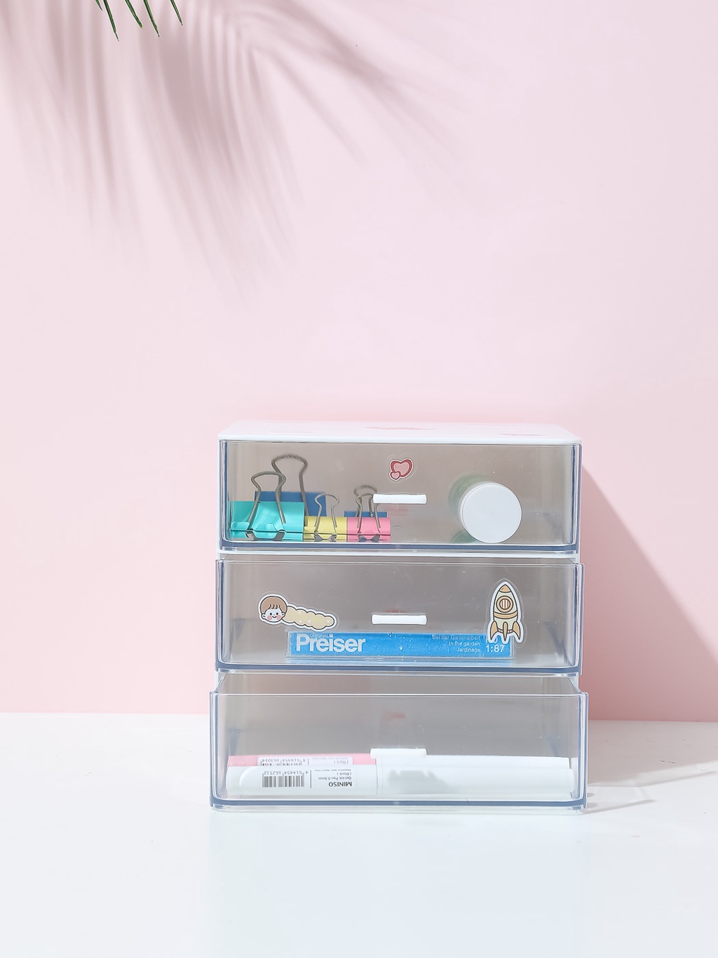 MINISO Desk Organizer with 3 Drawers | Shopee Philippines