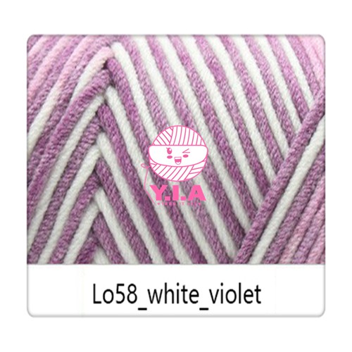 Yia Lo B 8Ply Milk Cotton Yarn Wool Thread For Knitted Scarf Handmade ...