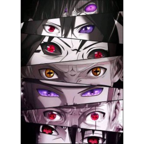 naruto shippuden a4 size sticker set laminated waterproof | Shopee ...
