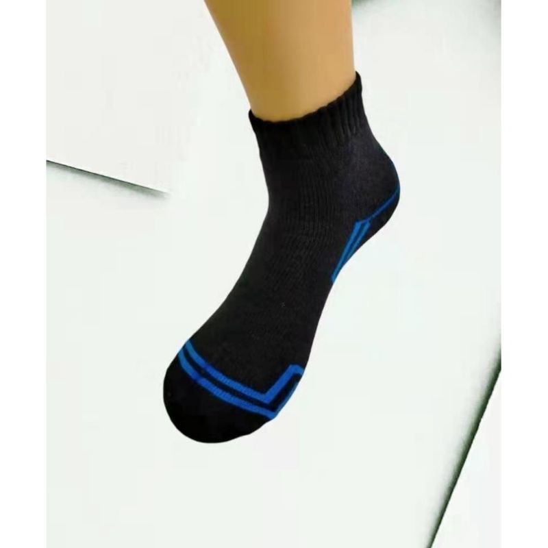 12 PAIRS BLACK SPORTS SOCK FOR MEN WITH TWO LINES DESIGN | Shopee ...