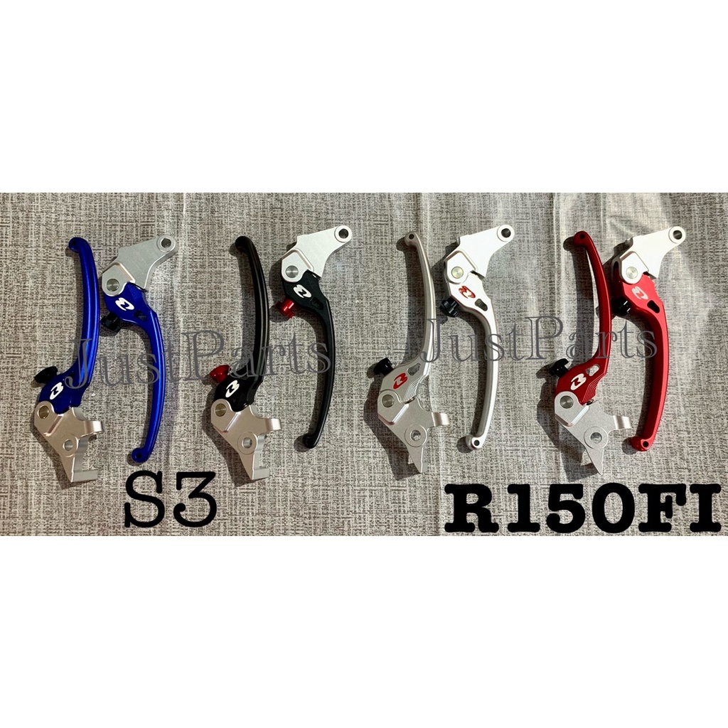 RCB Alloy Brake Lever Set S3 series Raider150 carb / Fi Raider FI '22, '23 and up; Pang CARB ...