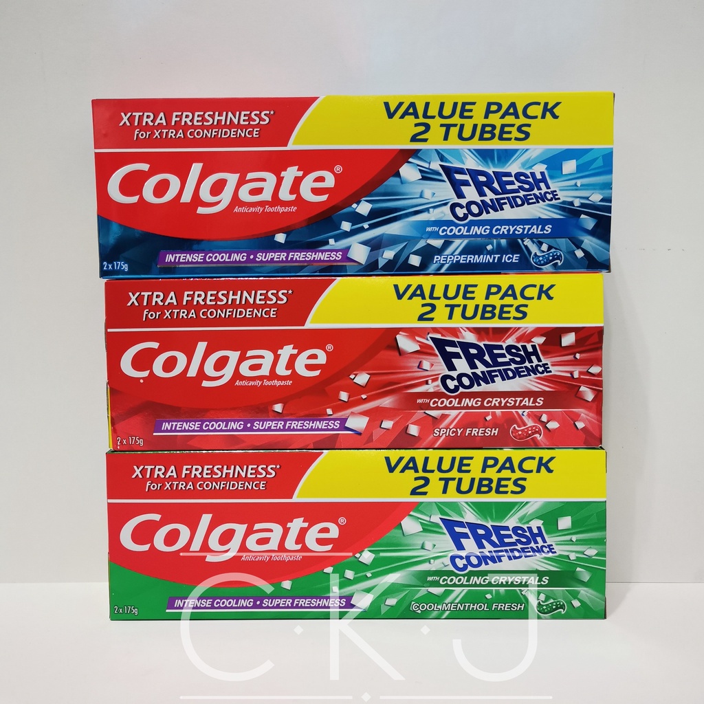 Colgate Fresh Confidence Toothpaste 2 x 173g Twin Pack | Shopee Philippines