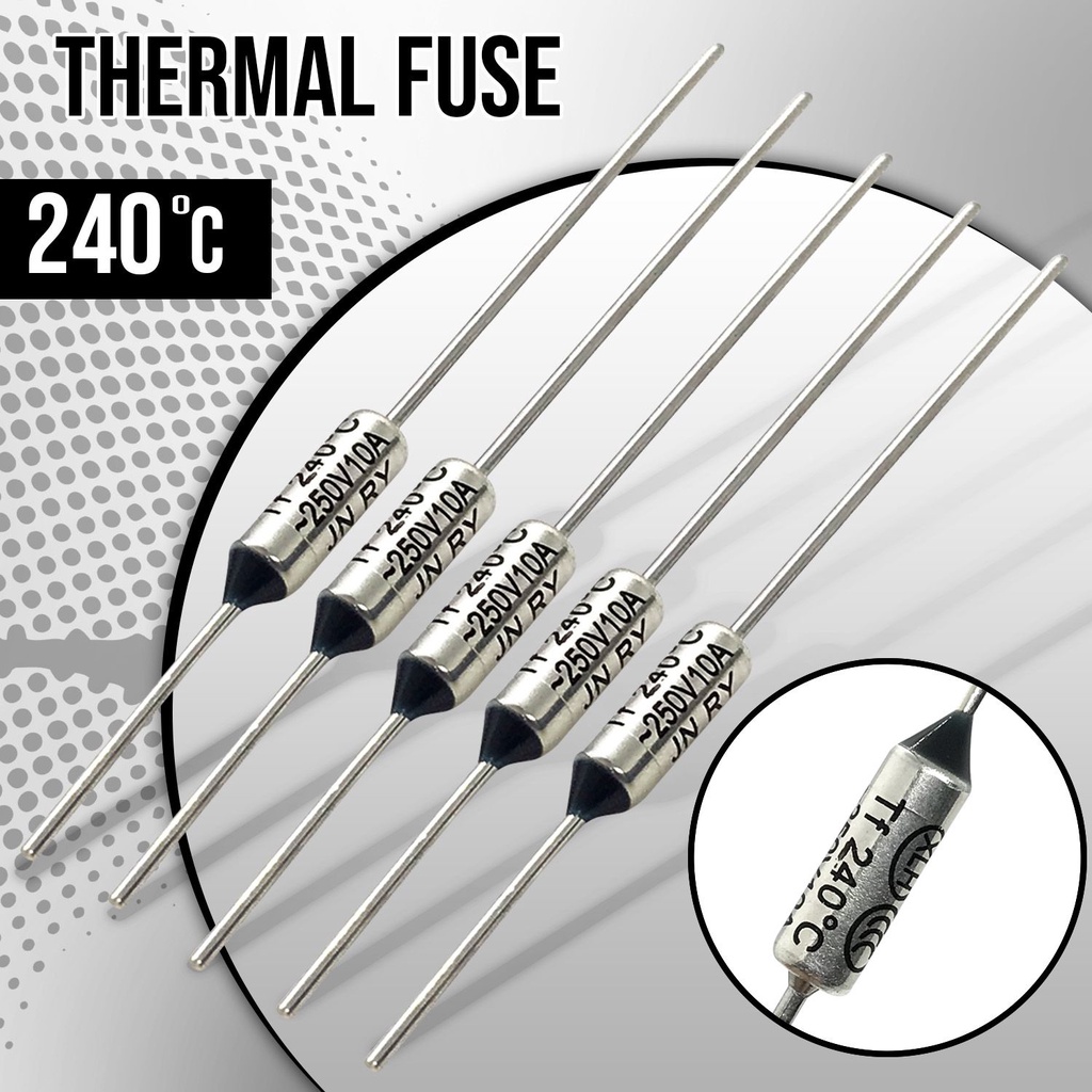 240°C 240 Degree TF Thermal Fuse RY 10A 250V Temperature | Shopee ...