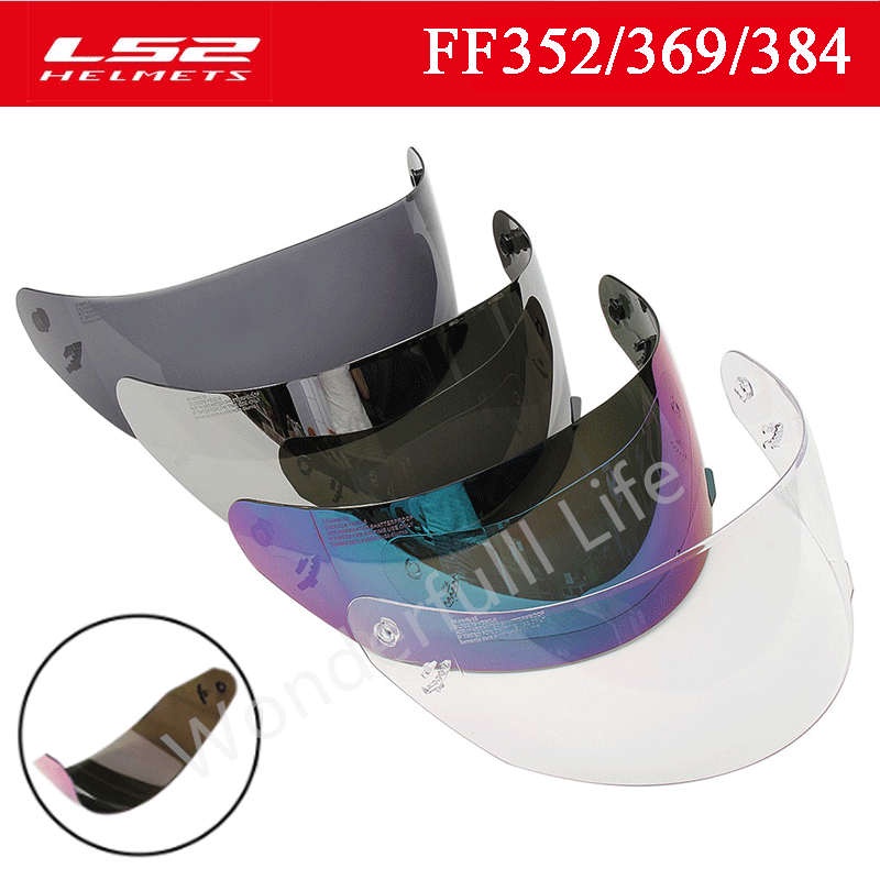 LS2 Iridium Visor Lens For Rookie FF352 FF384 FF351 FF369 Fullface ...