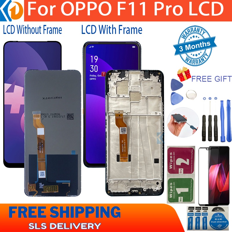 For OPPO F11 Pro CPH1969 CPH2209 CPH1987 LCD Display Screen With Frame ...