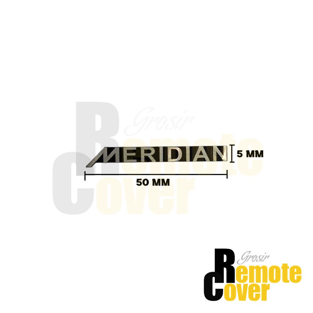 Emblem Aluminum Sticker Decals 3D Logo Meridian Audio Speaker | Shopee ...