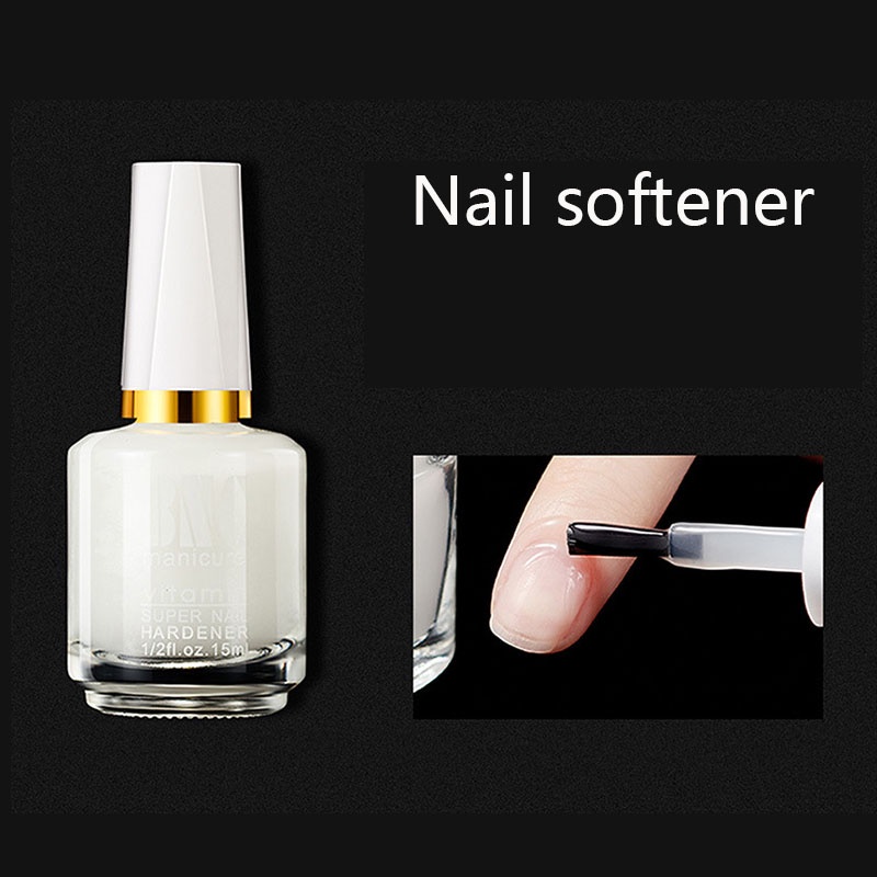 15ml Top Coat/Base Coat Nail Softener Nutrition Oil Nail Polish ...