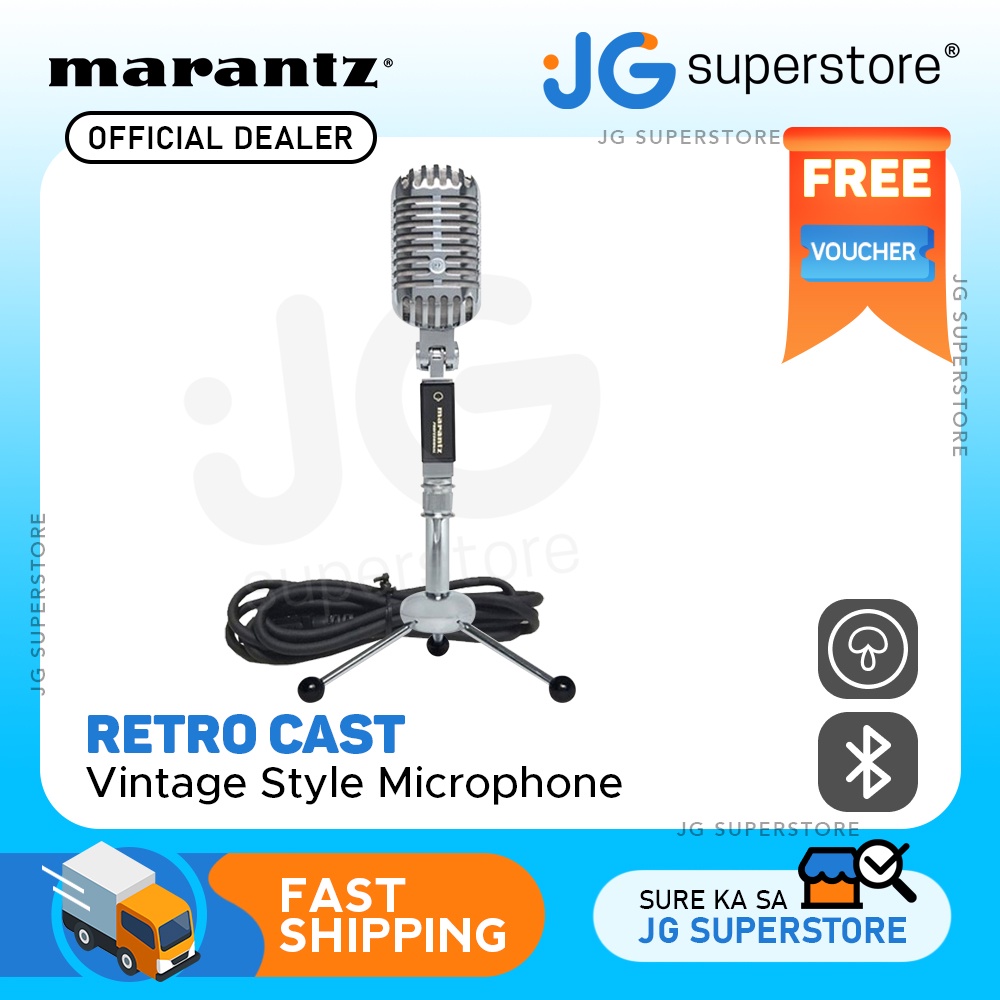 Marantz Professional Retro Cast USB Microphone with Vintage Styling ...