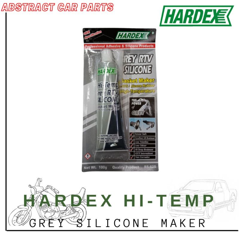 Hardex Grey Hi-Temp RTV Silicon Gasket Maker 100 grams | Shopee Philippines