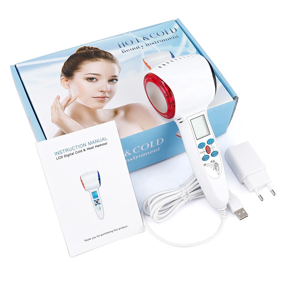 Hot Cold Hammer Facial Device Cryotherapy Photon Acne Treatment Lift ...