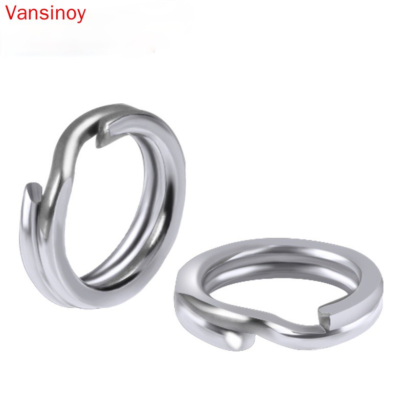Stainless Steel Split Ring High Strength Hyper Flat Wire Heavy Duty ...
