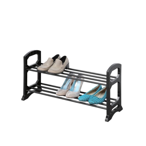 Stackable Shoe Rack 2 Levels - krisbow | Shopee Philippines